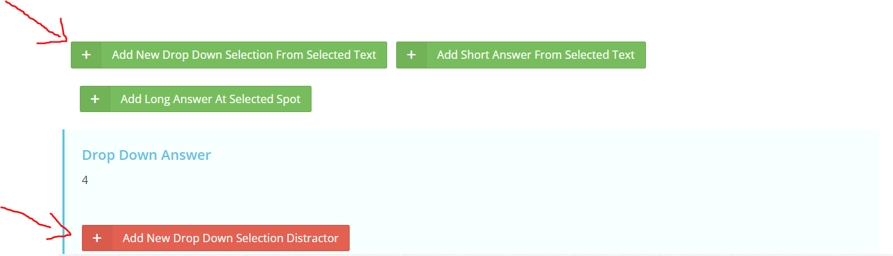Supported Question Types: How to Author and Grade – Help Categories