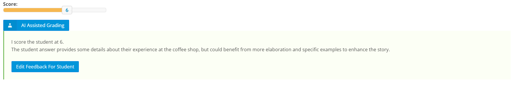 Ai Assisted Grading Help Categories