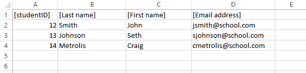 Upload Students to Your Campus via CSV File Import – Help Categories