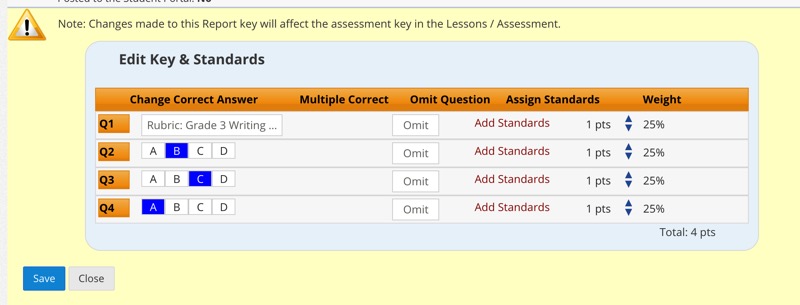 How to Use Question Weighting – Help Categories