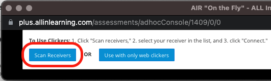 Using Clickers with ALL in Learning (includes VIDEO) – Help Categories