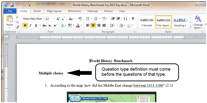 Import Word Documents into ALL In Learning – Help Categories